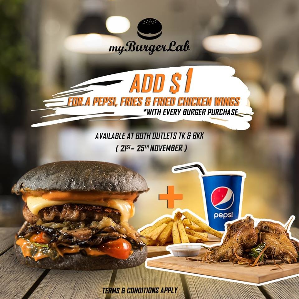 myBurgerLab Brings Back Black Bun and Fresh Patty to BKK